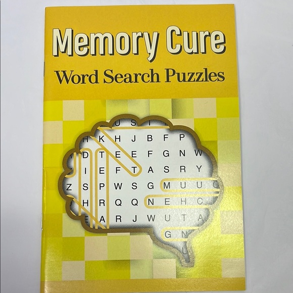 Games | Memory Cure Word Search Puzzles Book New | Poshmark